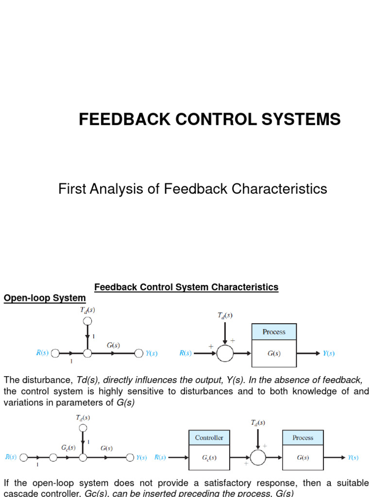 07 Feedback Characteristics | Download Free PDF | Feedback | Steady State