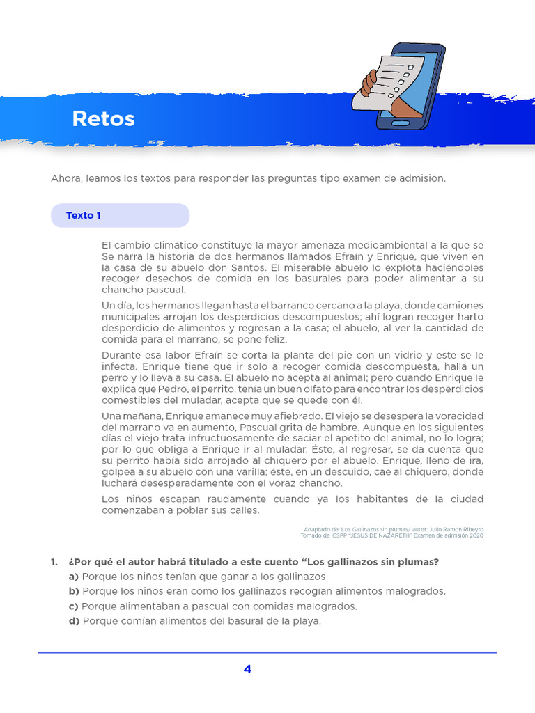 EJERCICIOS DE TEXTOS NARRATIVOS | PDF