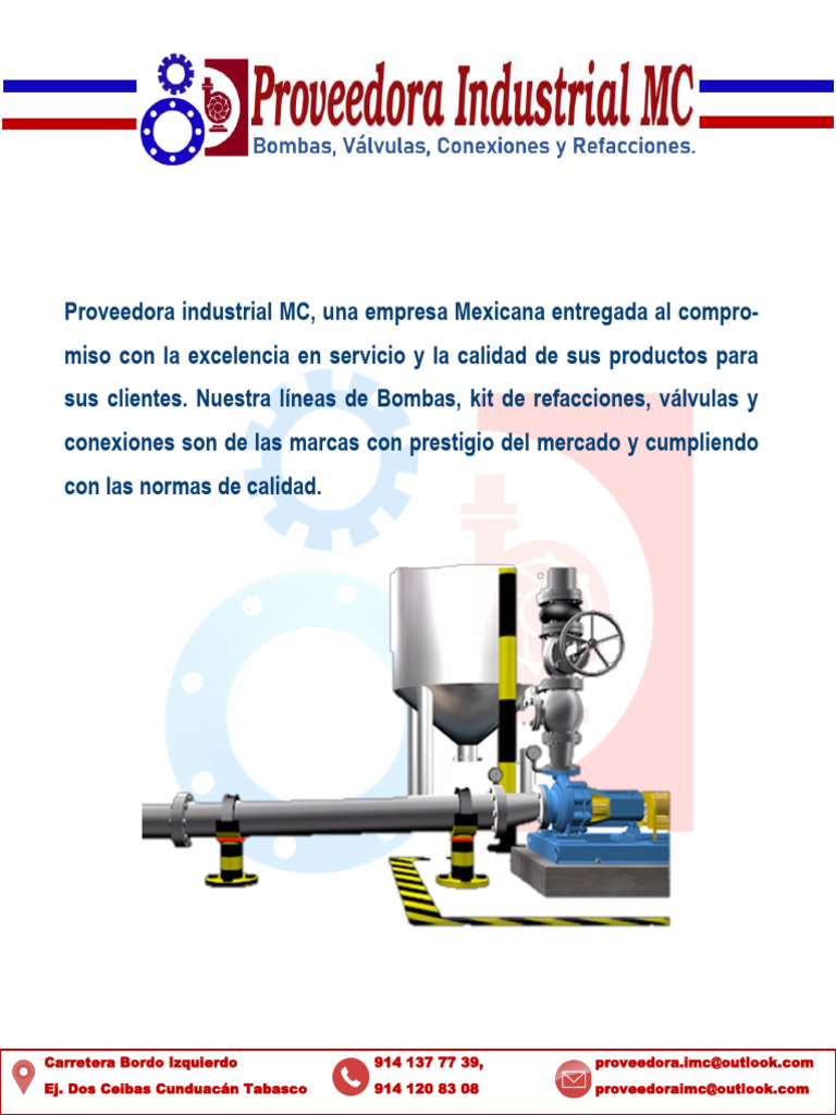 Brochure PROVEEDORA INDUSTRIAL MC | Descargar gratis PDF | Materiales ...