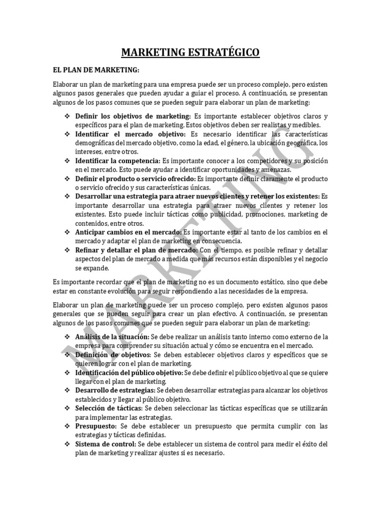 Marketing Practica | PDF | Marketing | Mercado (economía)