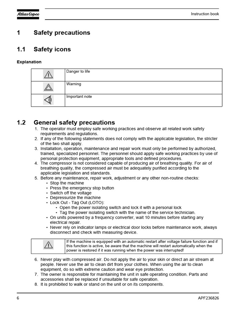 1 Safety Precautions | PDF | Valve | Pipe (Fluid Conveyance)