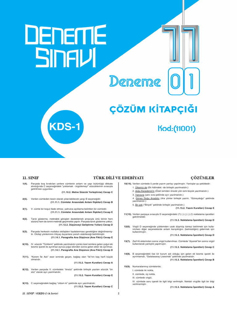 Kds-1 Cozumler | PDF