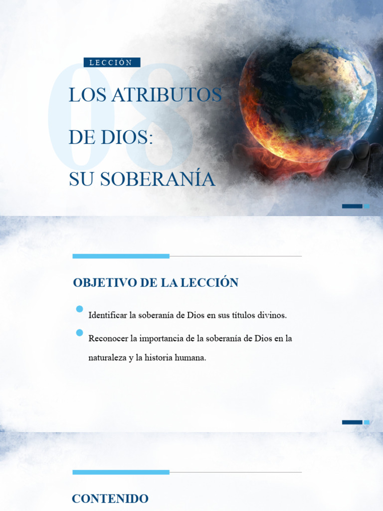 m5 Libro 1 - Los Atributos de Dios - Lec08 | Descargar gratis PDF | Dios | Soberanía