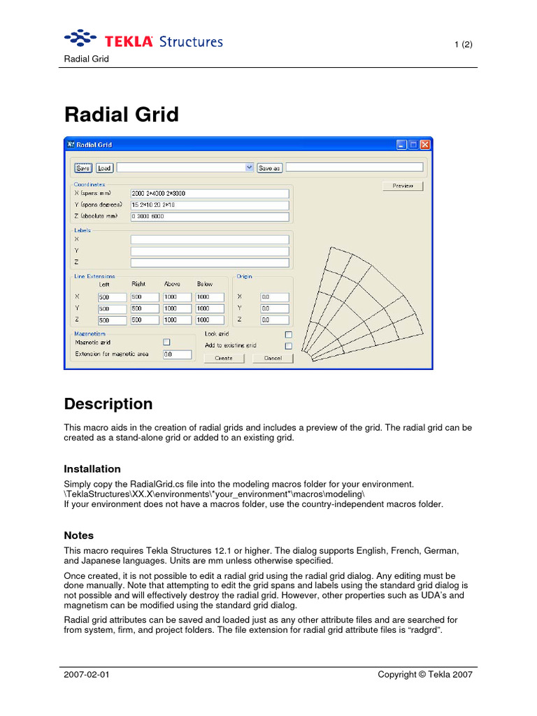 Radial Grid | PDF | Rotation | Computer Science