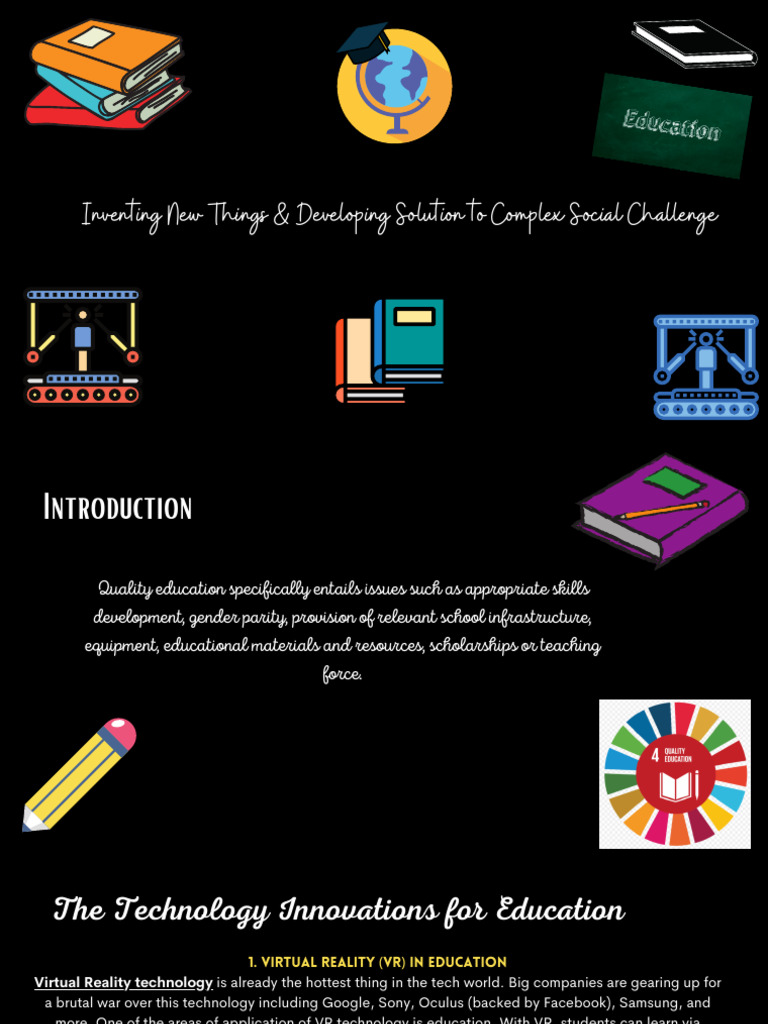 Inventing New Things & Developing Solution To Complex Social Challenge | PDF | Virtual Reality ...