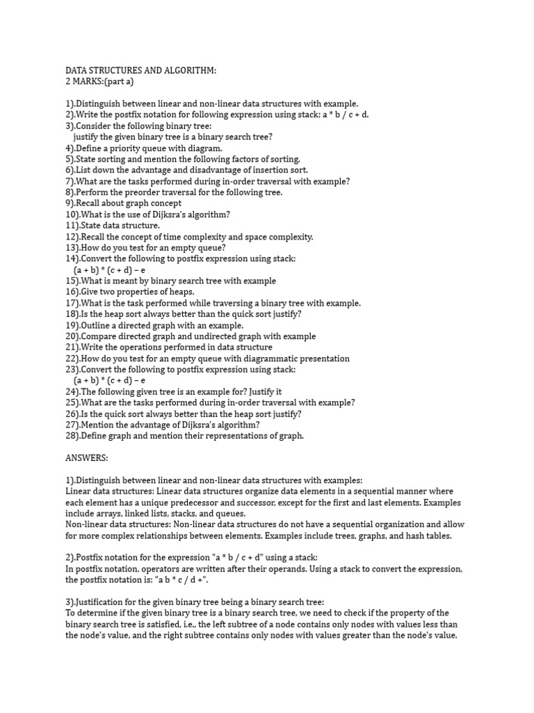 Data Structures And Algorithm 2and6 Pdf Time Complexity Queue