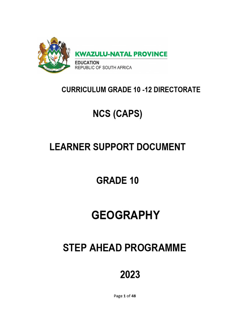 GR10 Term 3 & 4 Learner | PDF | Earth Sciences