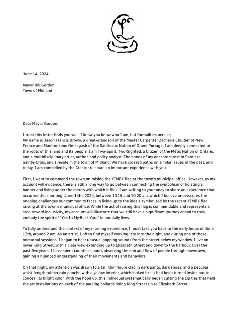 Letter To Mayor Bill Gordon About Yimby | PDF | Psychology ...