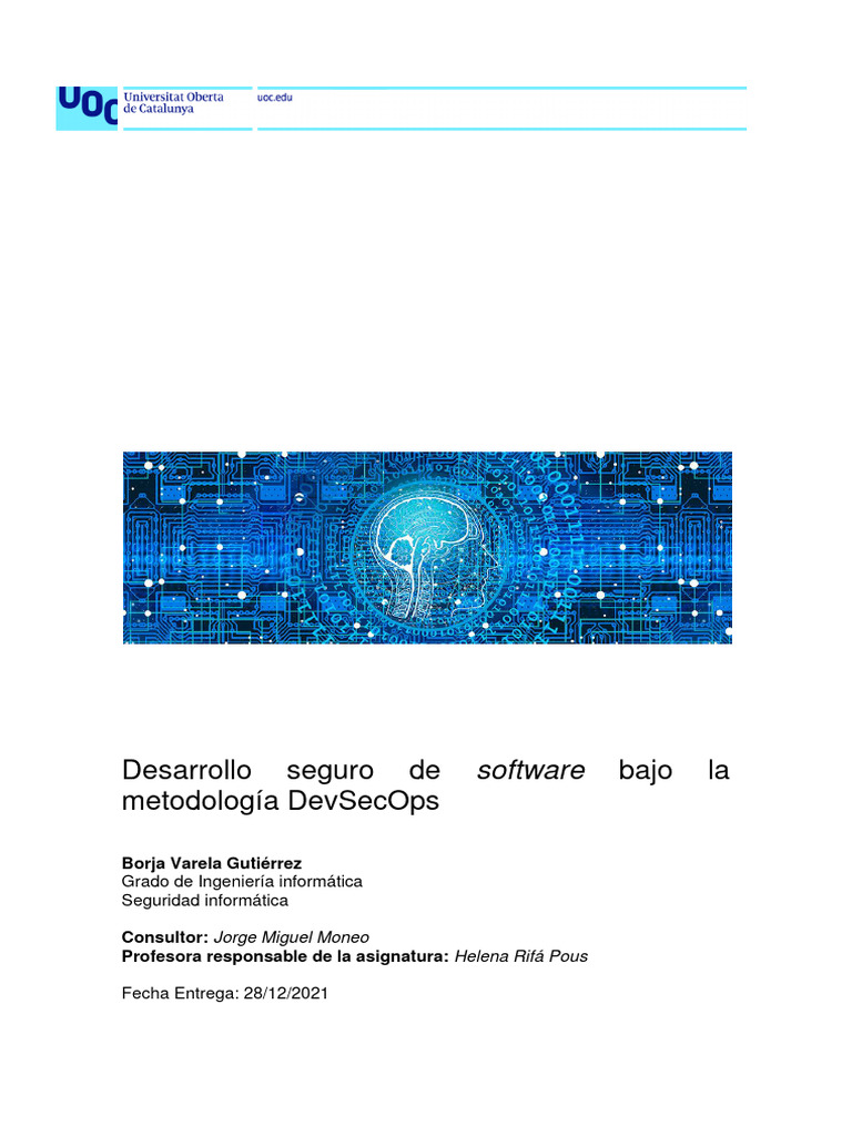 Desarrollo seguro de software | Descargar gratis PDF | Computación en ...