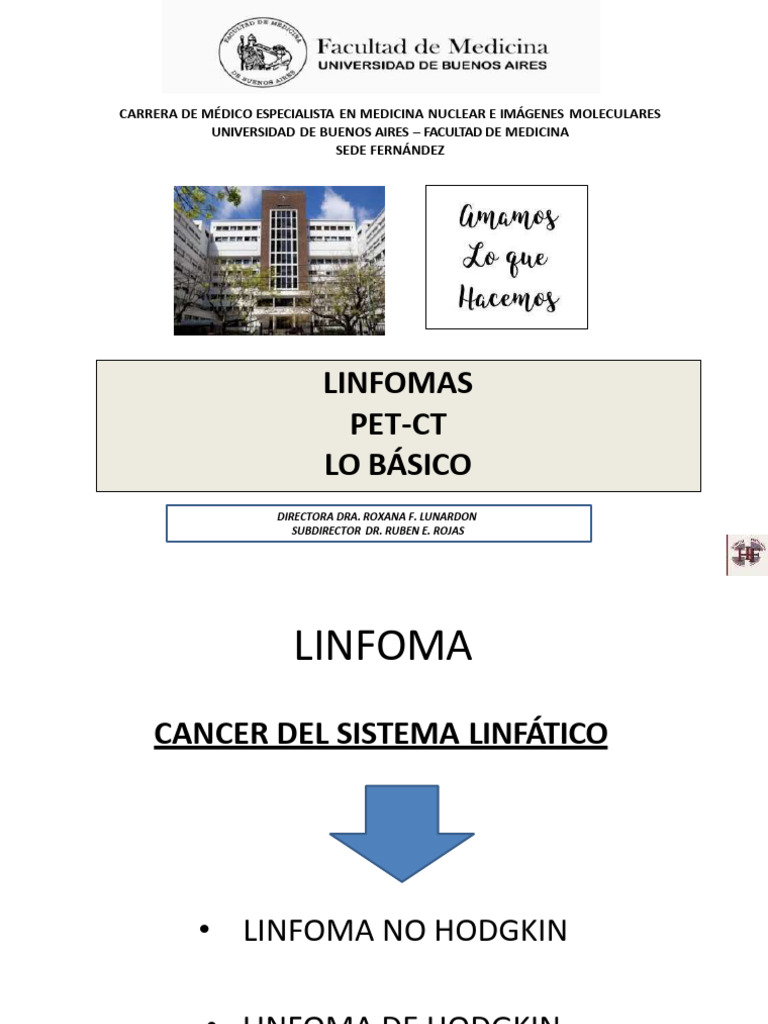 LINFOMAS PET CT LO BASICO 2024 | PDF | Linfoma | Cáncer