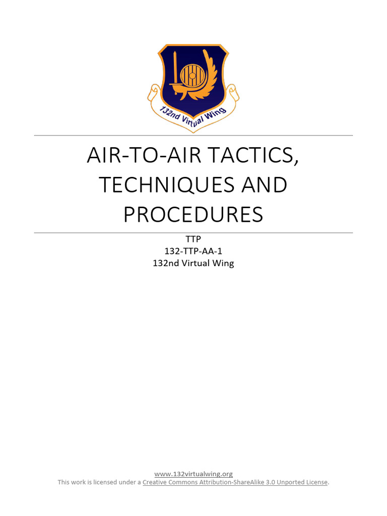 132-TTP-Air-to-Air-1 v1.0 | PDF | Aviation