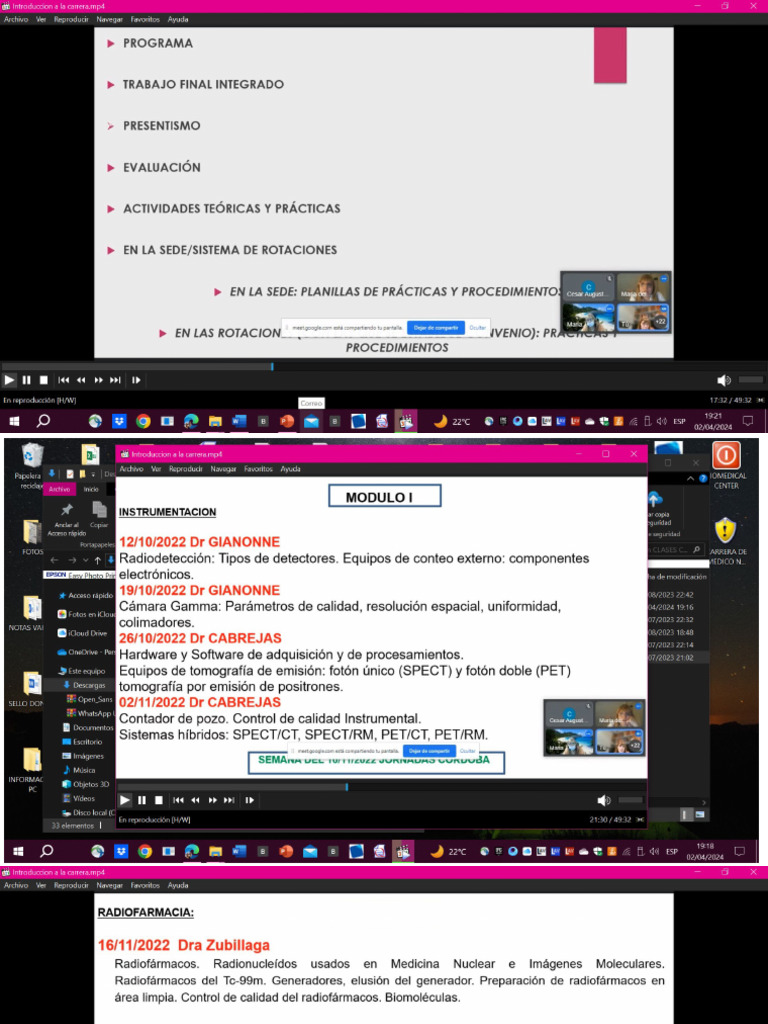 Programa Curso Medicina Nuclear | PDF