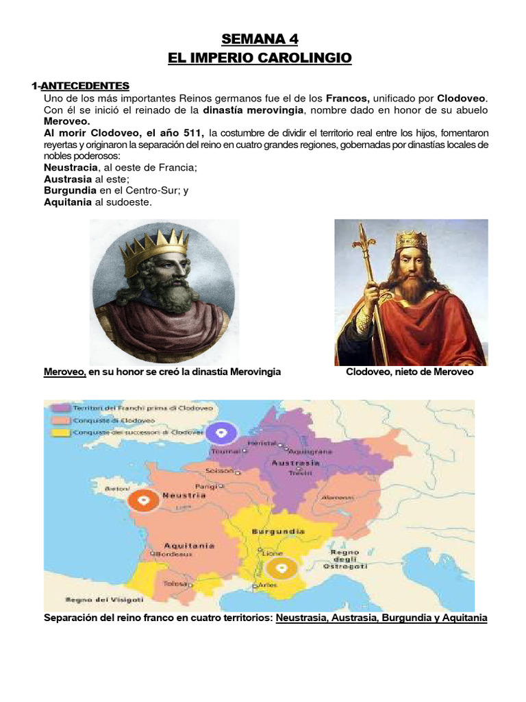 Imperio Carolingio e Invasiones Del Siglo Ix y X... | PDF | Carlomagno | Edades medias