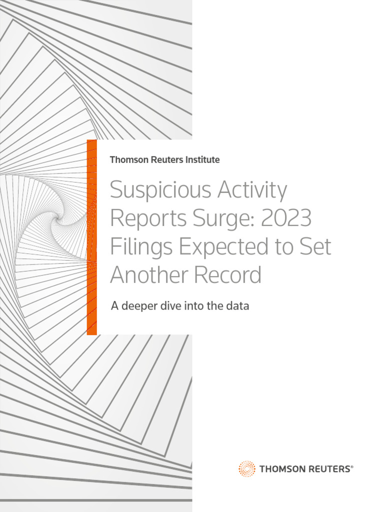 2023 Surge in Suspicious Activity Reports | PDF | Crimes | Crime & Violence