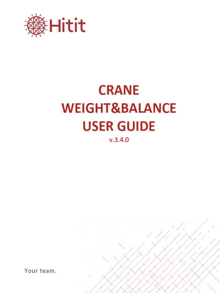 Hitit Crane Wb Manual | Download Free PDF | Login