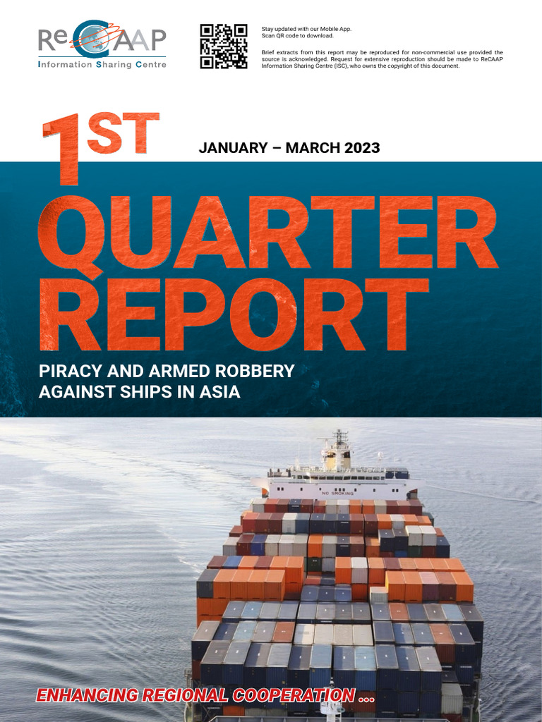 ReCAAP ISC 1st Quarter Report - 2023 - 04 | PDF | Water Transport ...