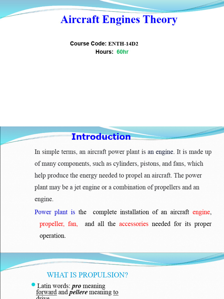 GT Chapter 1 | PDF | Engines | Thrust