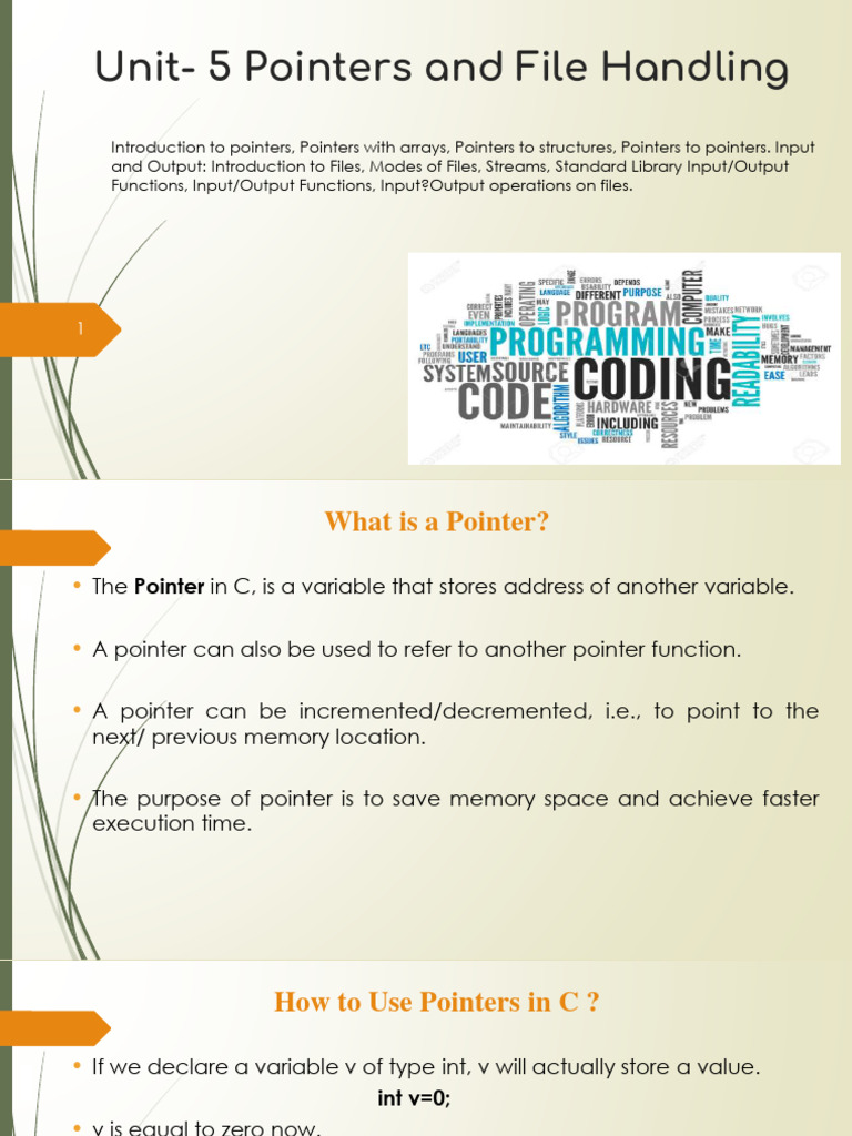 _complete_ Unit 5 POINTER AND File Handling | PDF | Pointer (Computer ... _complete_ Unit 5 POINTER AND File Handling | PDF | Pointer (Computer ...