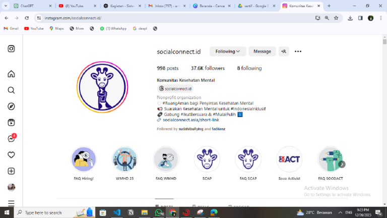 SCAP Instagram | PDF