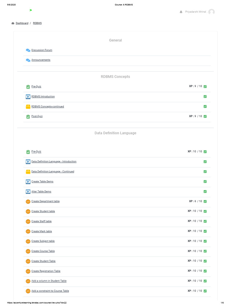Course 6 Rdbms Download Free Pdf Relational Database Databases