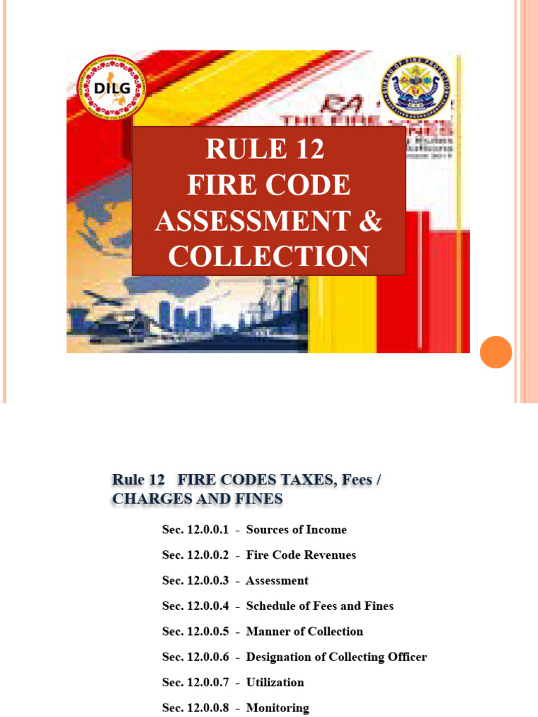 Fire Code and Assessment and Collection | PDF | Fire Safety | Liquefied ...