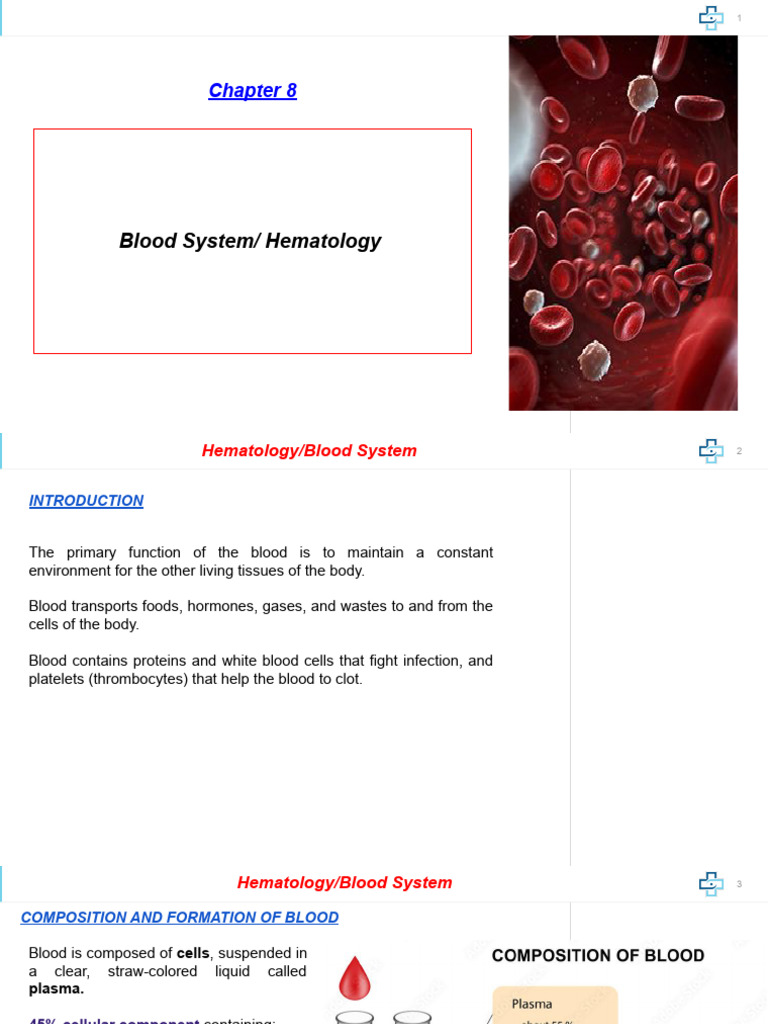 Revised Chapter-8 - Google Slide - Hematology - Blood System | PDF ...