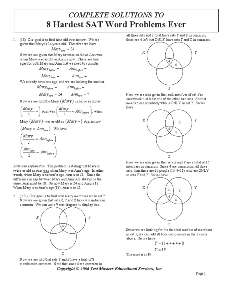 Hardest Problems | PDF | Teaching Mathematics | Science