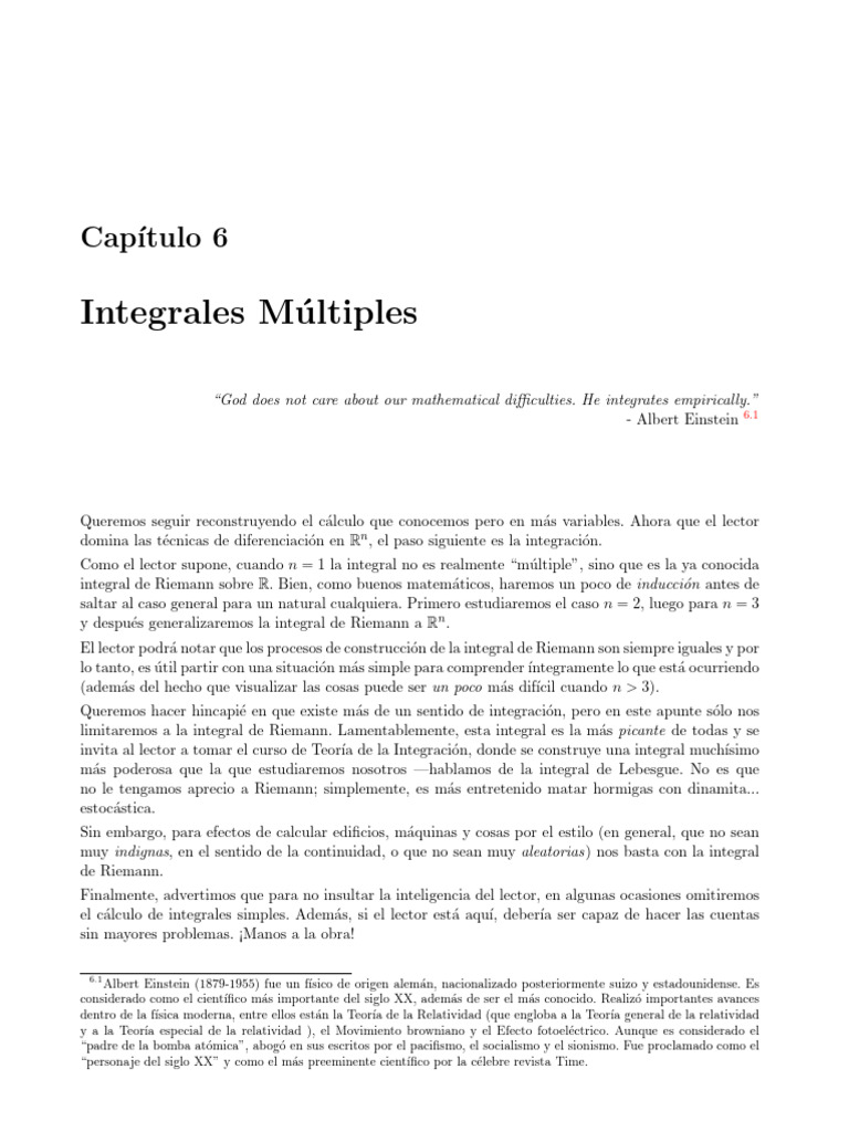 Integrales Múltiples | PDF | Integral | Funciones y mapeos