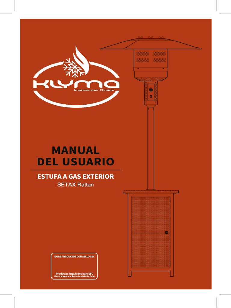 Estufa Manual SETAX Rattan ss | PDF
