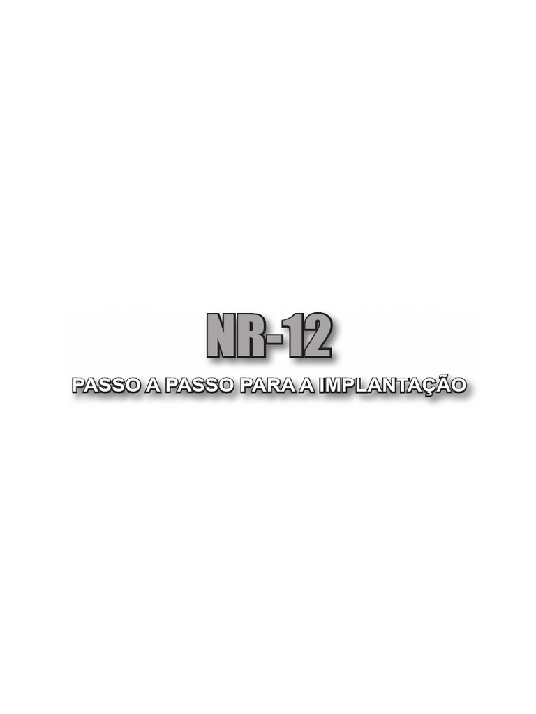 NR-12 Passo A Passo para A Implantação | PDF | Engenharia | Europa