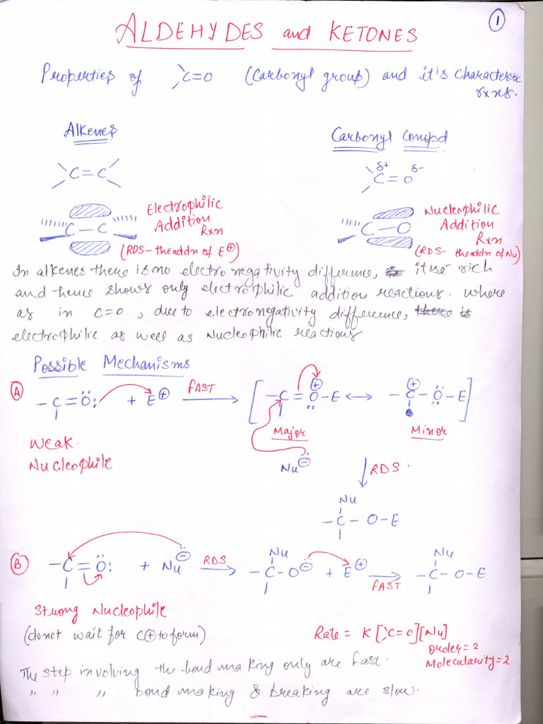 Aldehyde and ketones | PDF