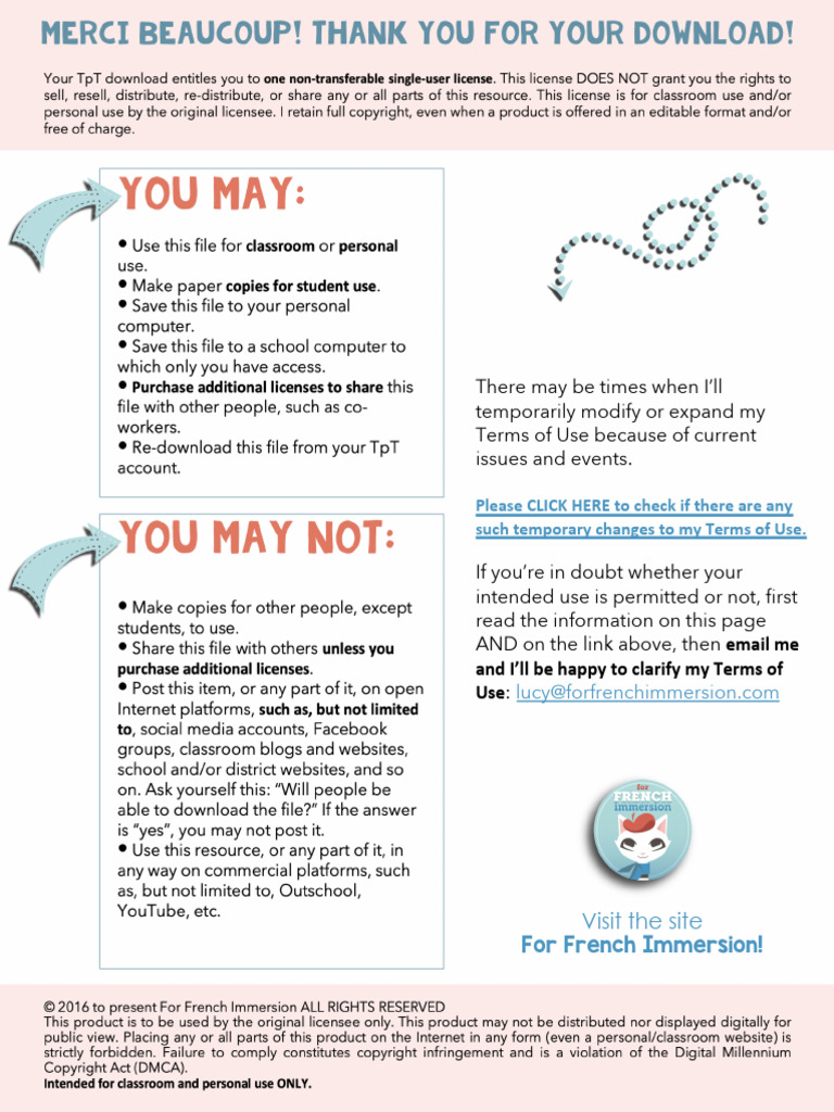 FFI French Question Word Posters Free For Subscribers | PDF | Lifestyle