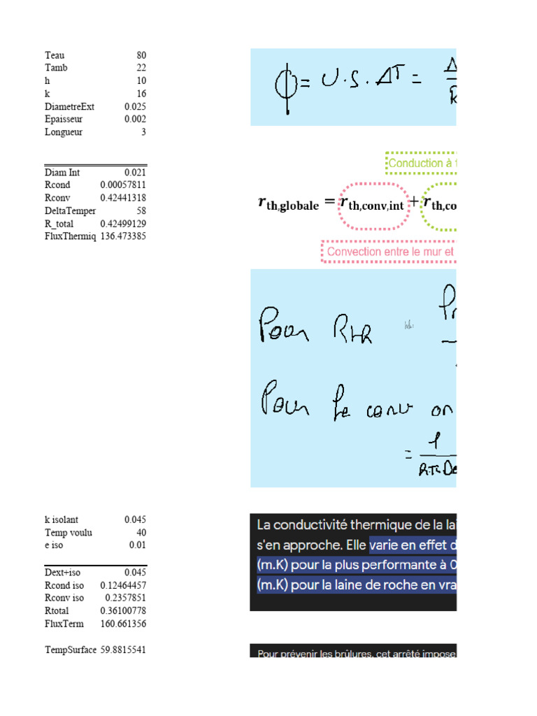 Prosit Thermique | PDF