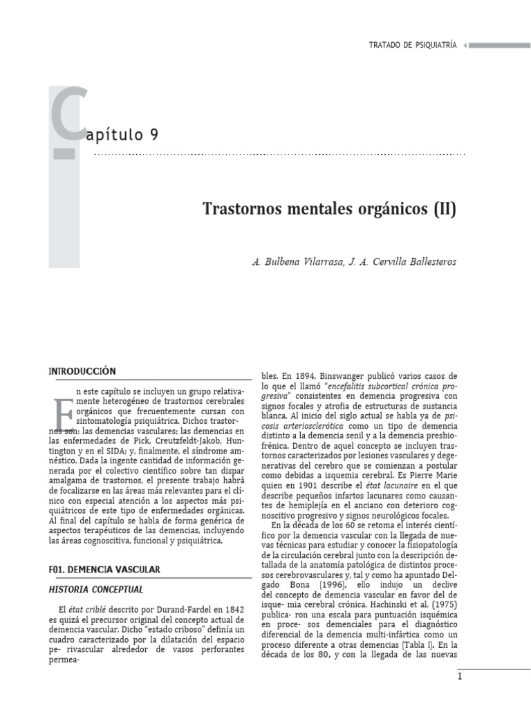 Cap 9 | PDF | Demencia | Carrera