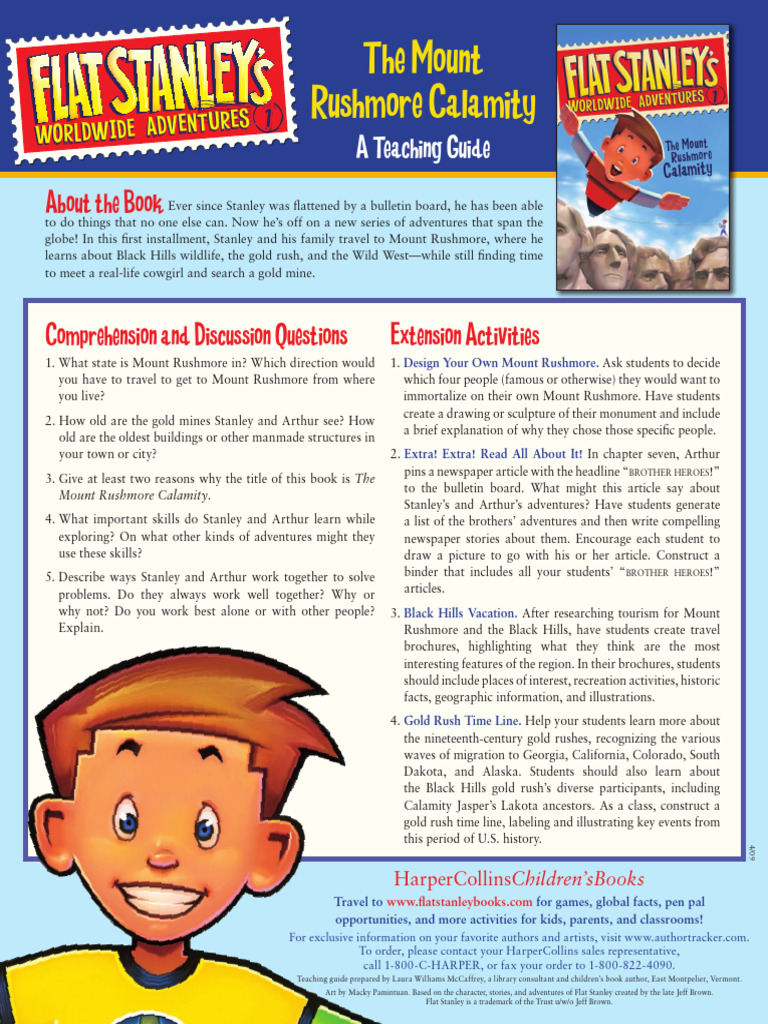 FlatStanley TeachingGuideRushmore | PDF
