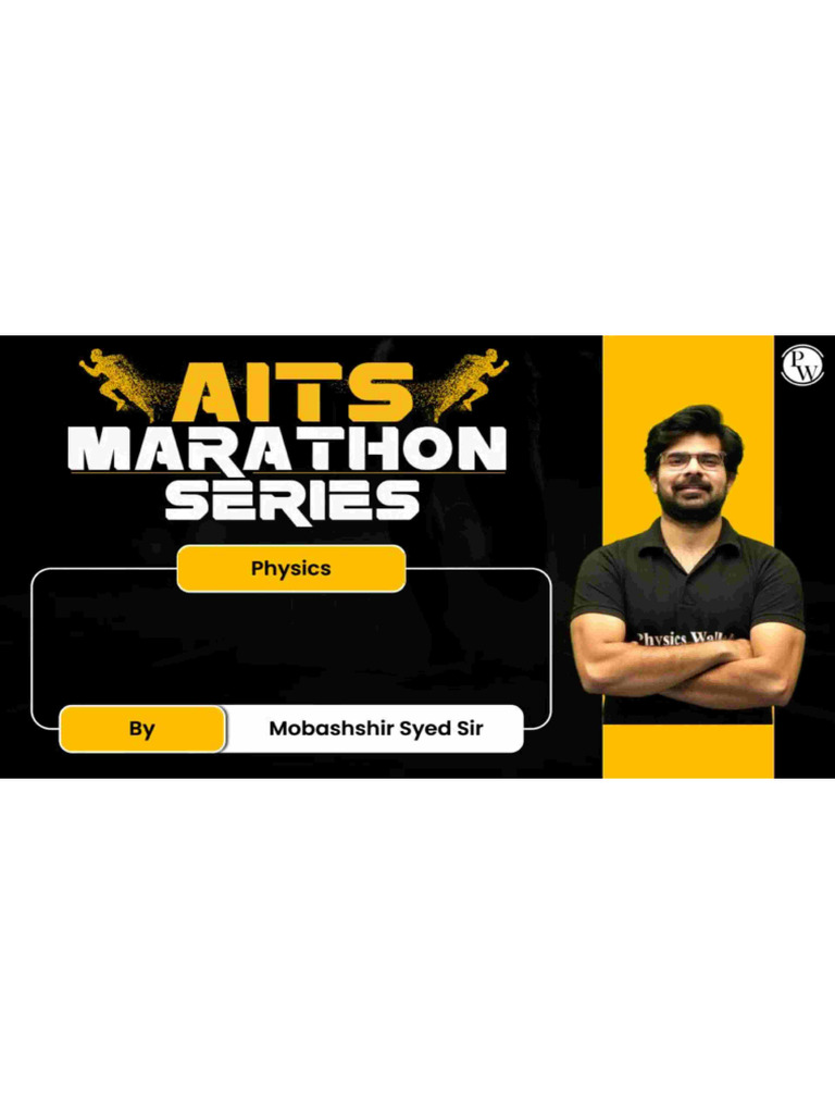 AITS Marathon JEE Complete Physics Mindmaps | PDF