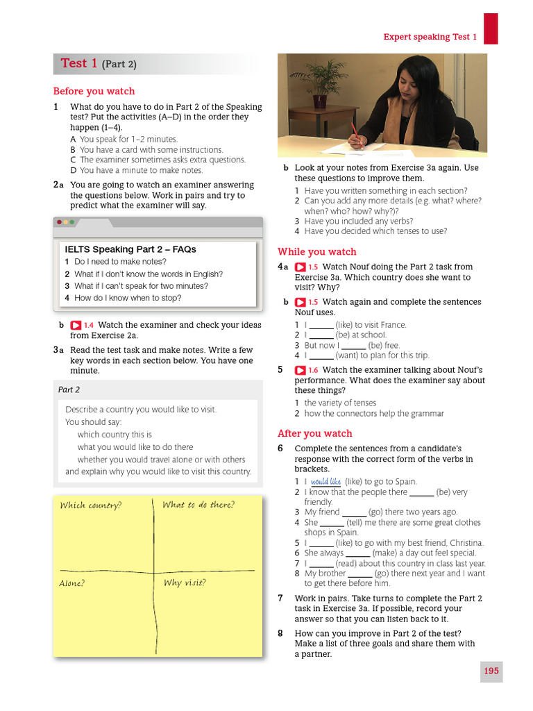 Speaking Part 2 | PDF | Question | Linguistic Typology