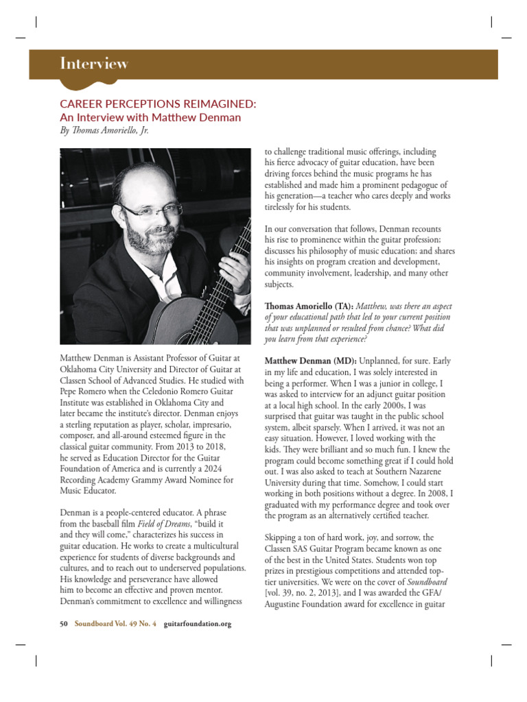 Matt Denman From SB49No4 December2023 Final PDF | PDF | Wellness