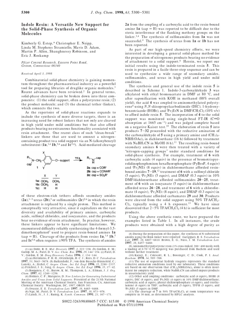 estep1998 | PDF | Amine | Amide