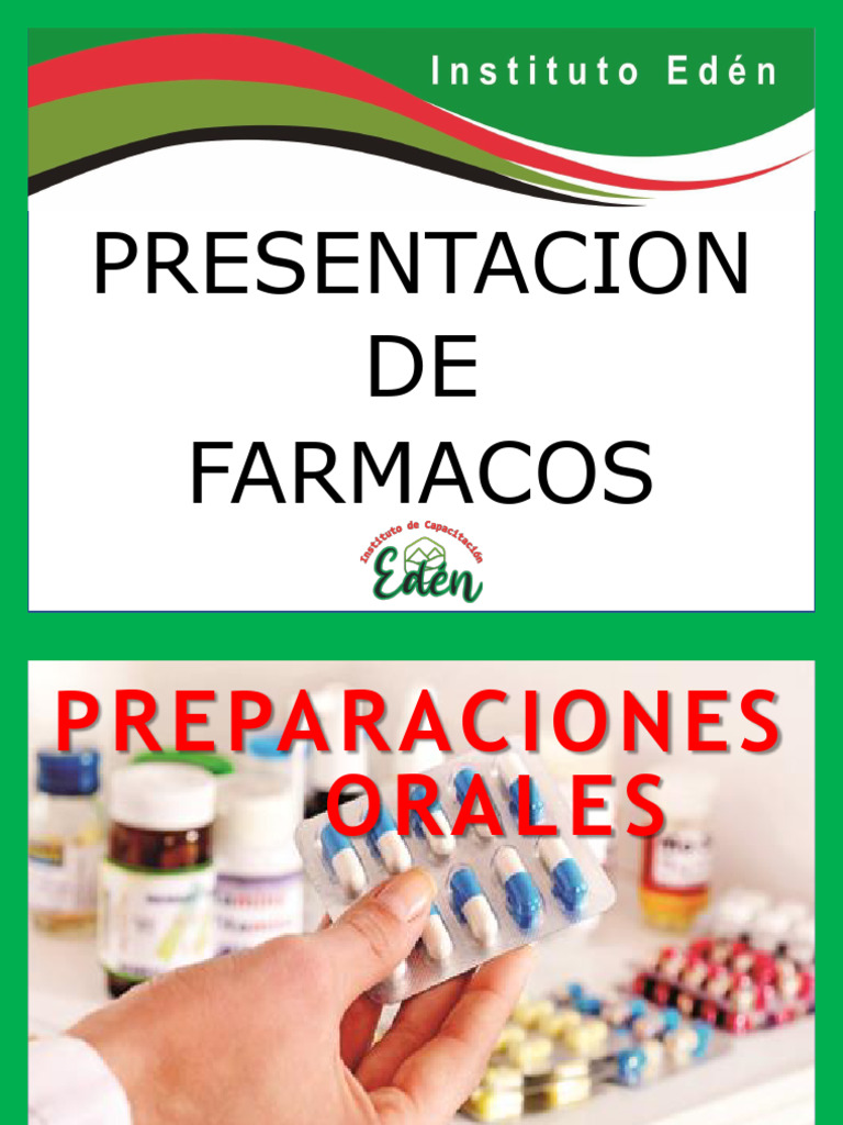 Tipos y Presentaciones de Fármacos | PDF | Tableta (Farmacia ...