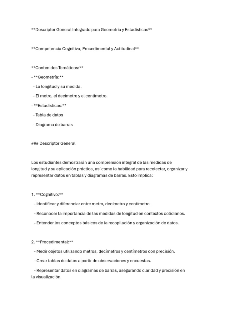 Descriptores 2P Ien9 | PDF | Estadísticas | Longitud