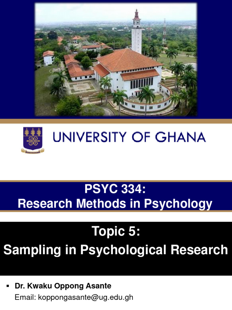 Lecture 5_Sampling in Psychological Research_2022 | Download Free PDF ... Lecture 5_Sampling in Psychological Research_2022 | Download Free PDF ...