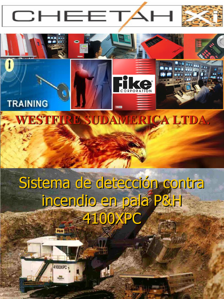 Cheetah XI Pala P&H Sistema Contra Incendio Pala 4100XPC | PDF ...