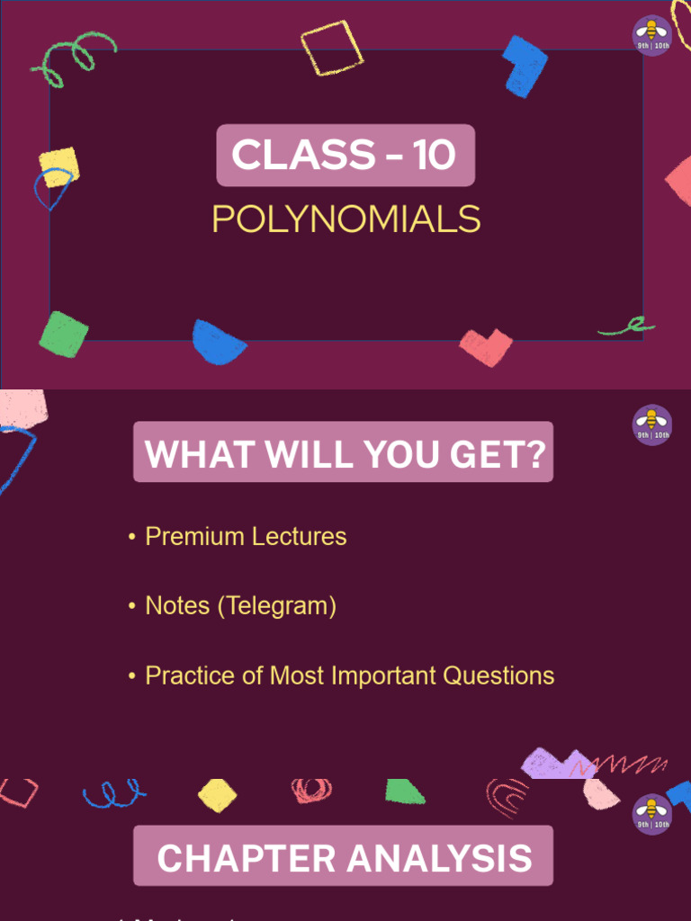Polynomials | PDF | Polynomial | Zero Of A Function