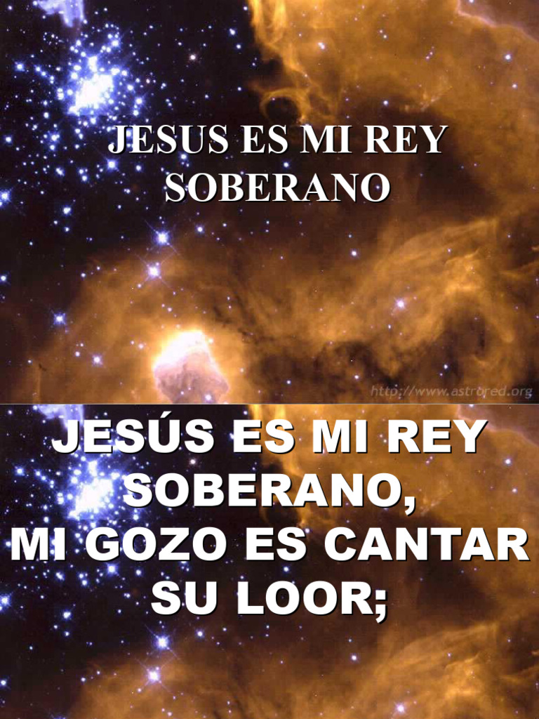 Jesús Es Mi Rey Soberano 9 Junio Noche - 033250 | PDF | Amor