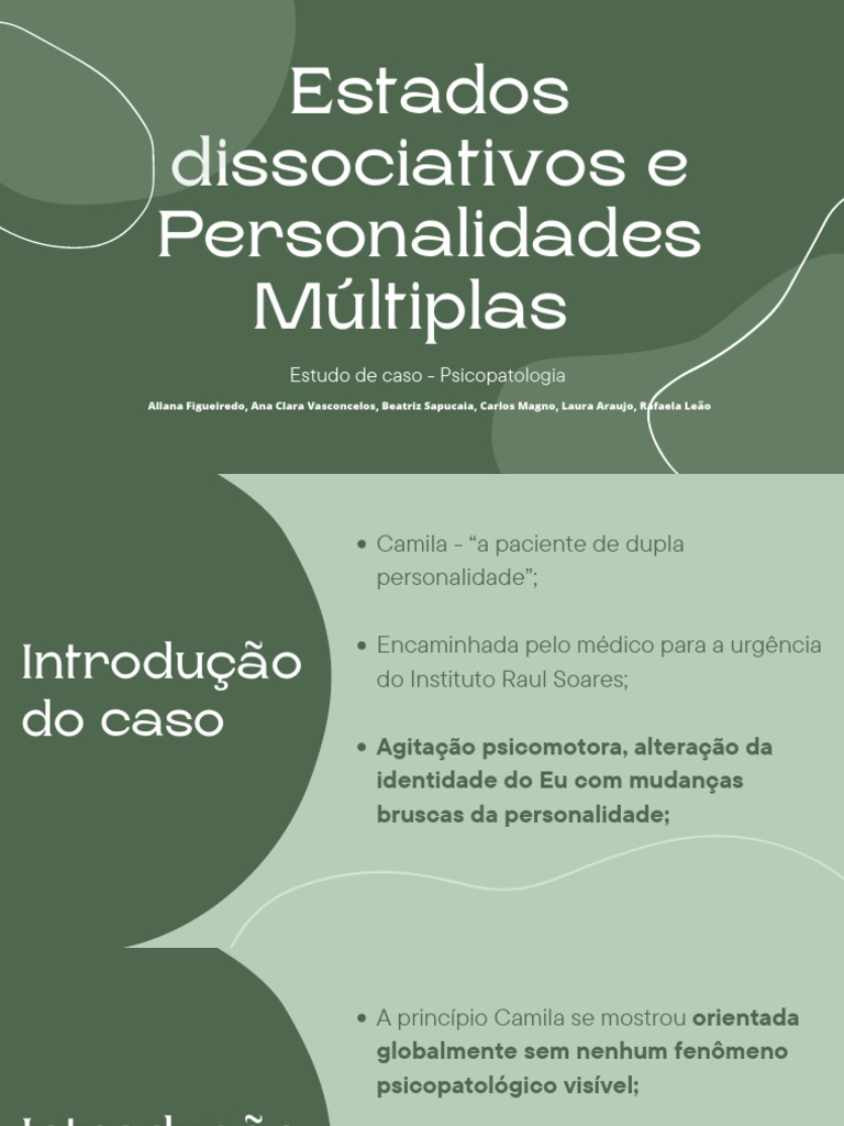 2023_Estados dissociativos e Personalidades Múltiplas | Download grátis ...
