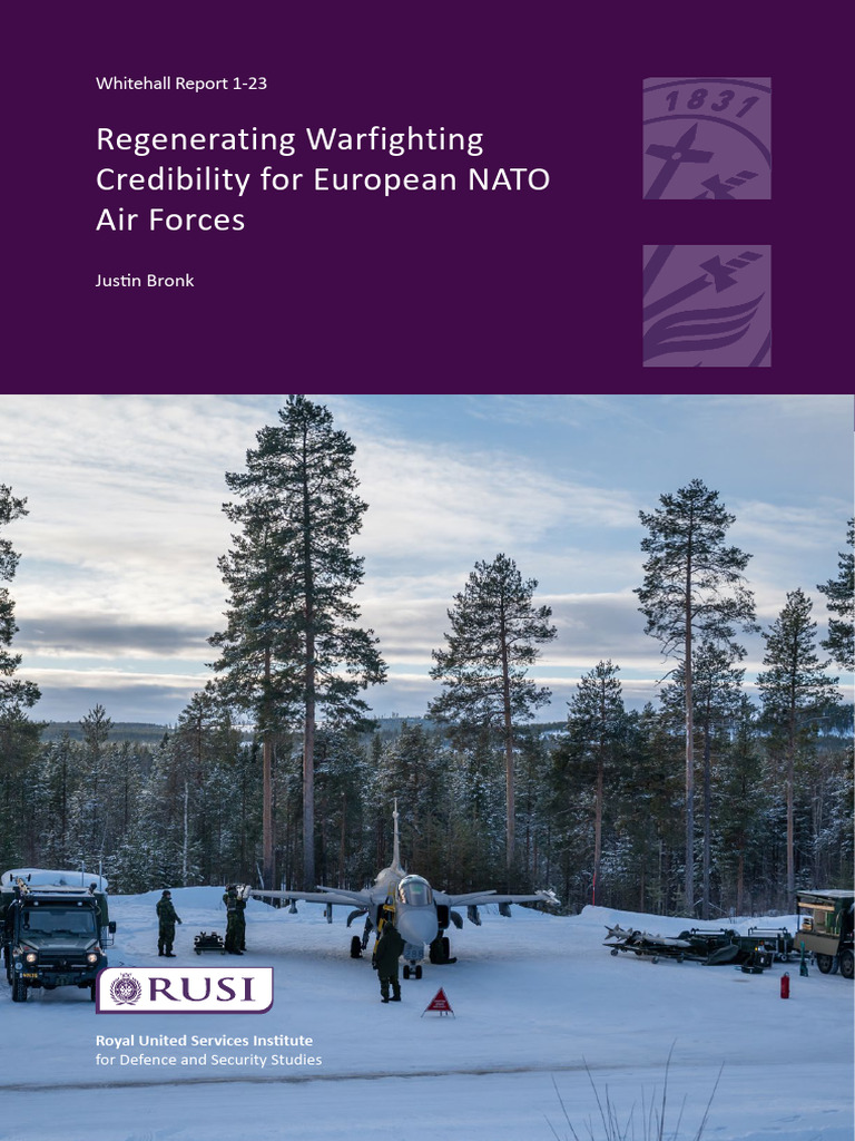 Justin Bronk - Regenerating Warfighting Credibility for European NATO Air Forces | Download Free ...