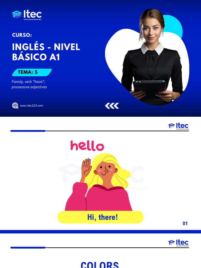 TEMA 5 - Family, Verb "Have" (Affirmative and Negative Form ...