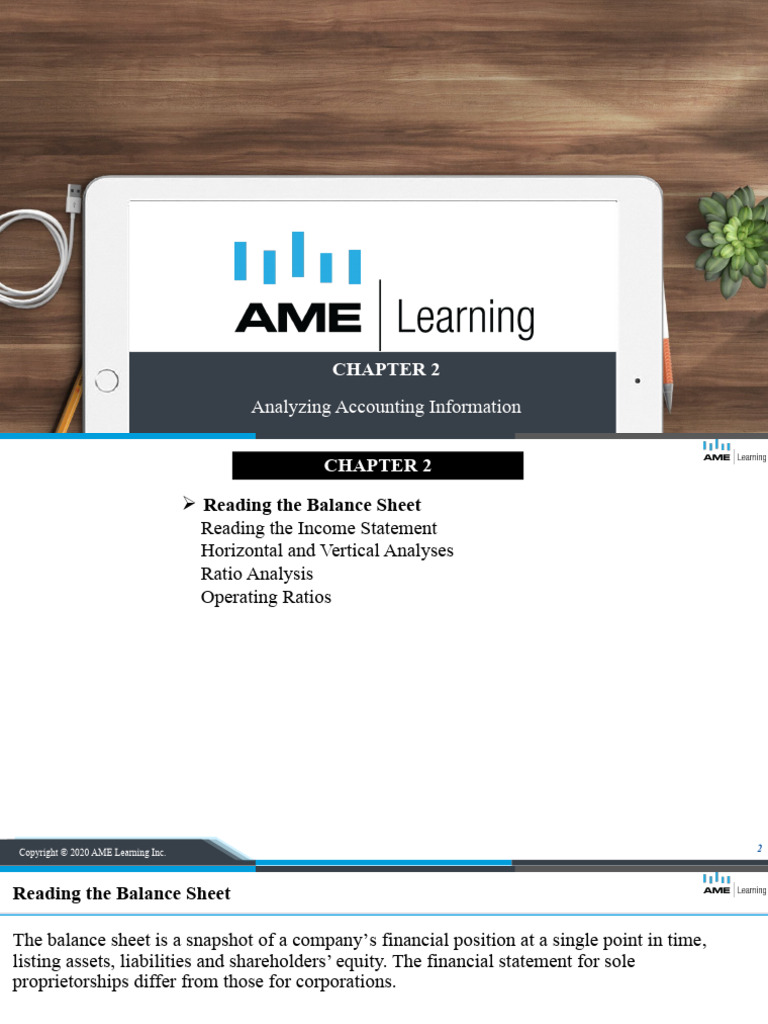 Hma 1st Chapter 2 | PDF | Balance Sheet | Equity (Finance)