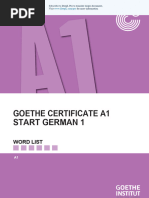 A1 German Vocab. List Translated ENG. | PDF | Workweek And Weekend ...